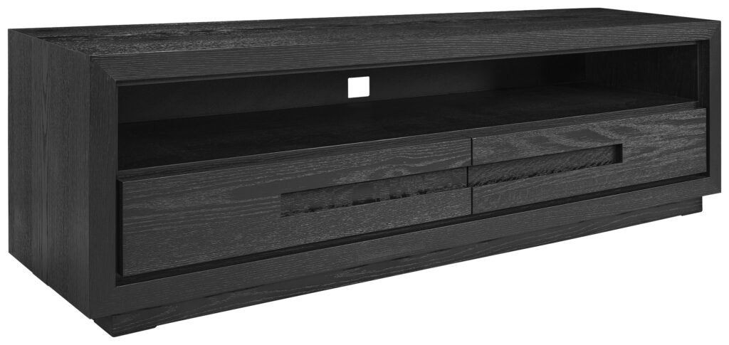 Hunter Small Media Unit Black | Johnston Imports