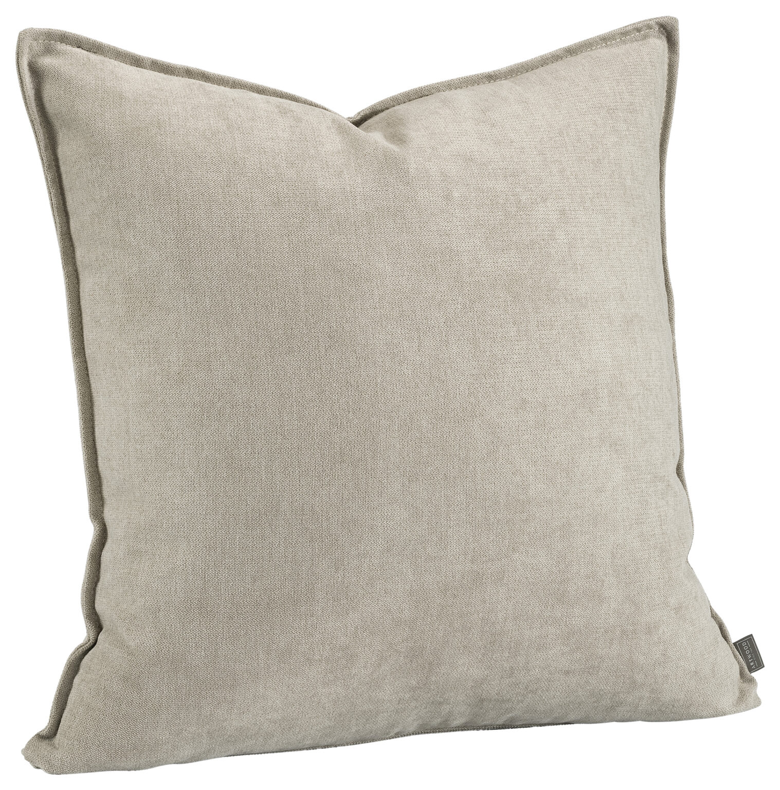 Simply Greige Square Cushion | Johnston Imports