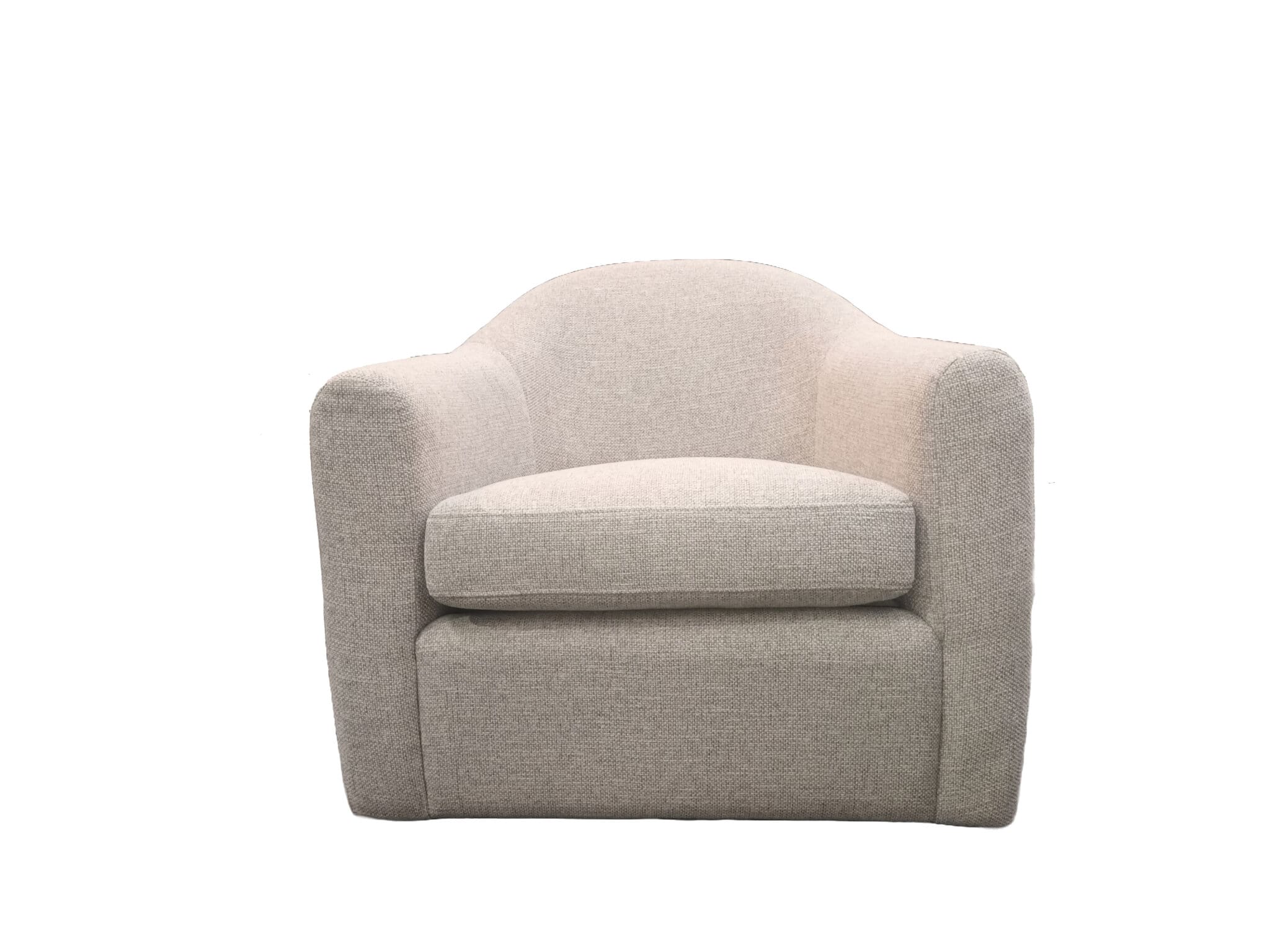 Gideon Swivel Chair – Midland Tweed | Johnston Imports